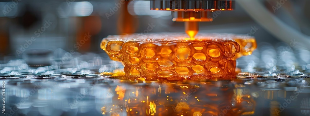 3D Printing in Biomedicine: Printer Creating Complex Organic Structures ...