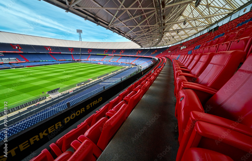 Pitch view at De Kuip Arena - the official playground of FC Feyenoord ...