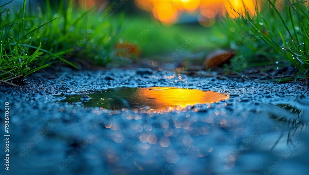 "Resilient Nature's Symphony: Capturing the Enchanting Droplet Dance in ...