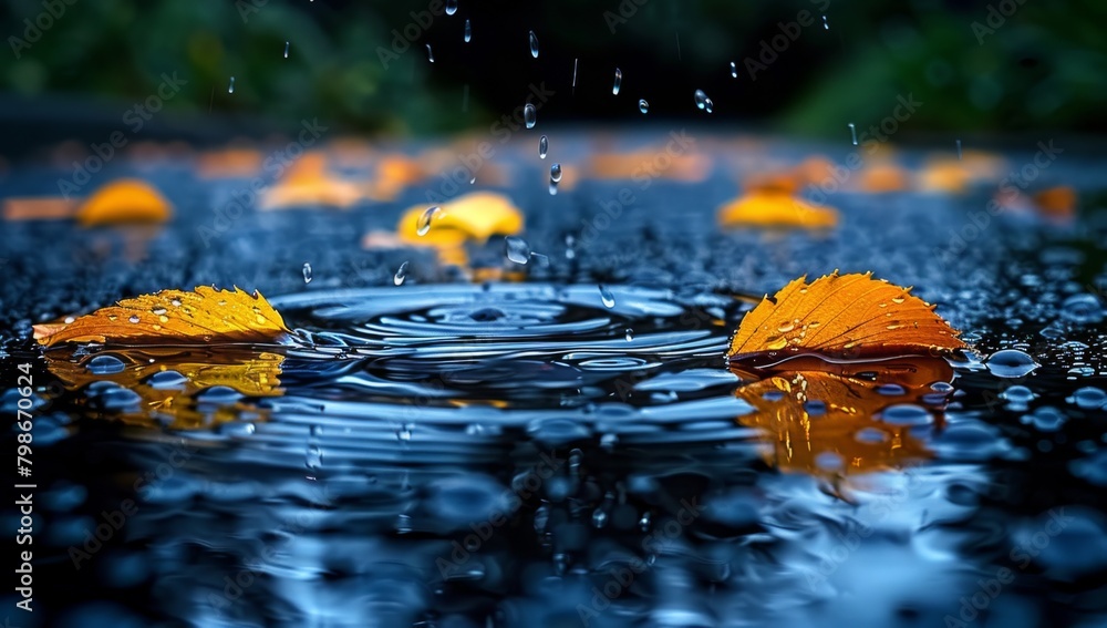 "Resilient Nature's Symphony: Capturing the Enchanting Droplet Dance in ...