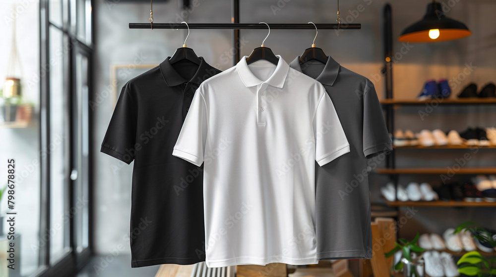 Mockup of clothes collections for an advertisement, poster, or art ...