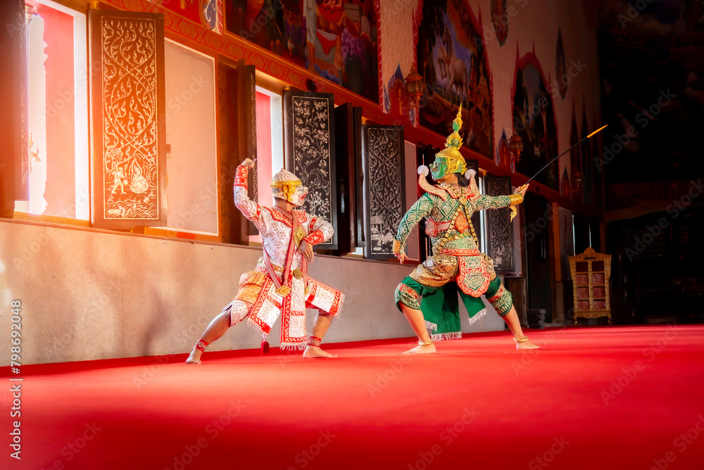 Khon is a dance drama genre from Thailand. Khon is traditional dance ...
