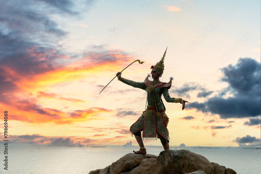 Khon is a dance drama genre from Thailand. Khon is traditional dance ...