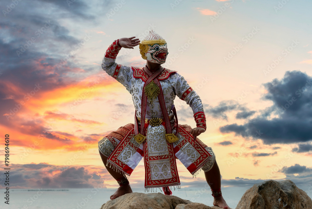 Khon is a dance drama genre from Thailand. Khon is traditional dance ...