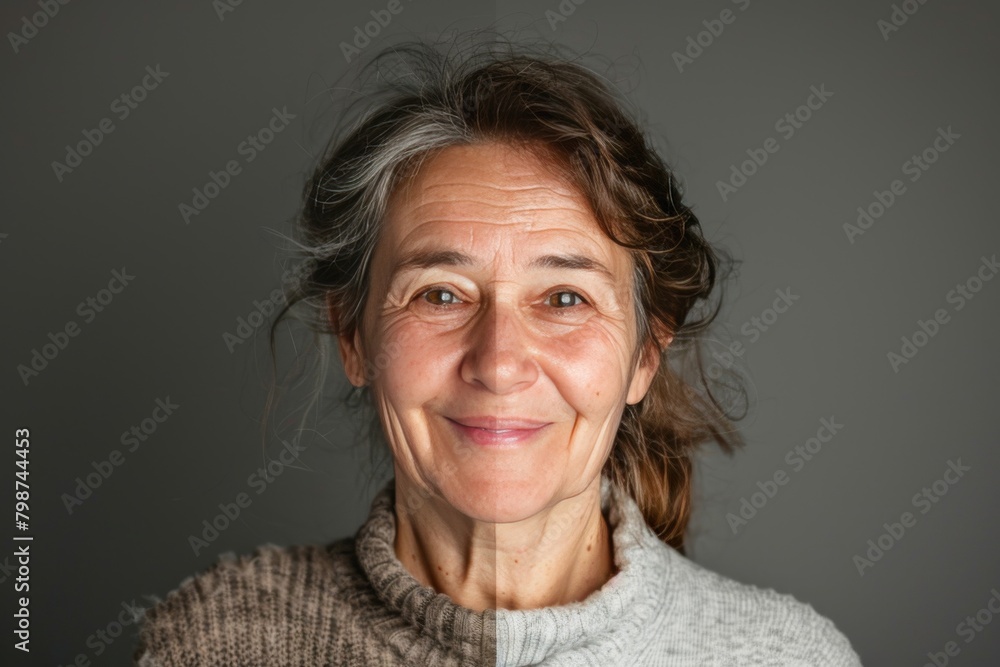 Skincare focused on young to old comparisons in age divisions treats ...