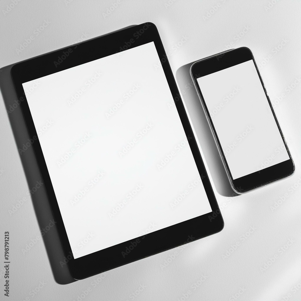 Mockup Template for Different Screen Sizes - Monitor, Tablet and Phone ...