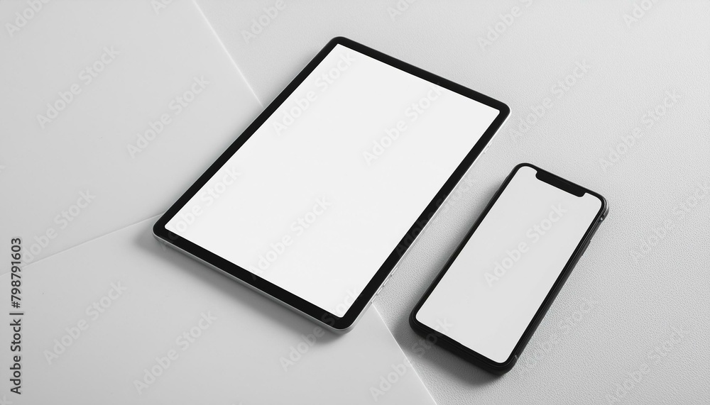 Mockup Template for Different Screen Sizes - Monitor, Tablet and Phone ...