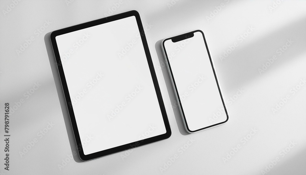 Mockup Template for Different Screen Sizes - Monitor, Tablet and Phone ...