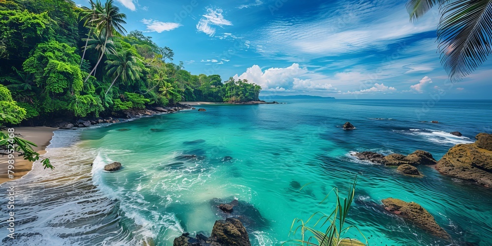 Vibrant flowers, pristine beaches, and crystal-clear waters of Costa ...