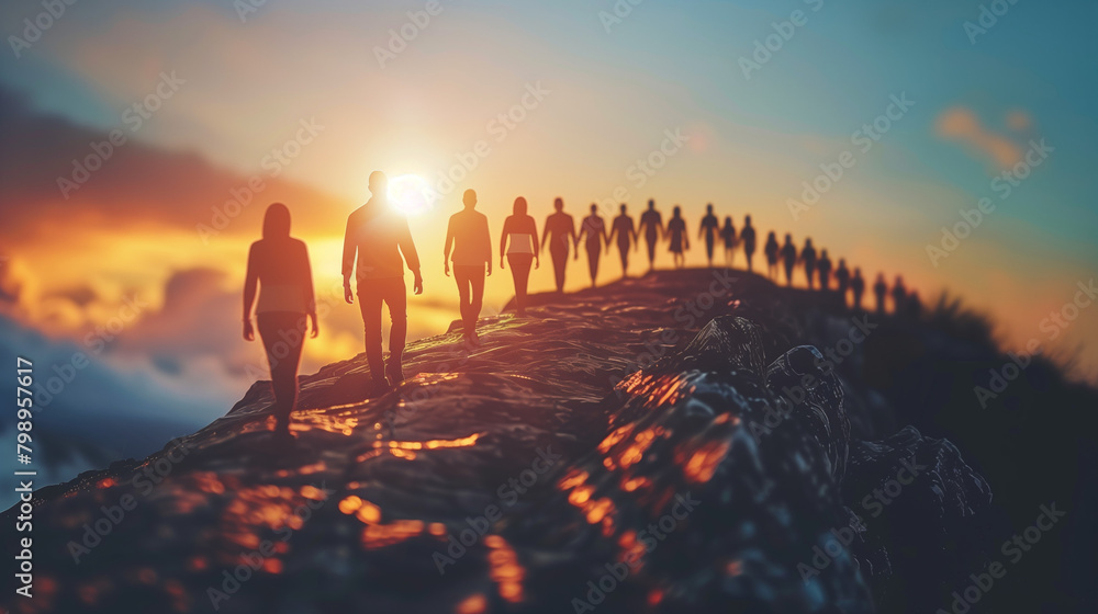 Leader inspires, motivates team toward success, empowering them to ...
