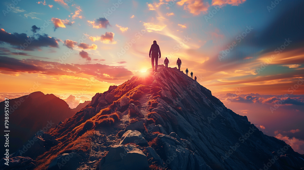 Leader inspires, motivates team toward success, empowering them to ...