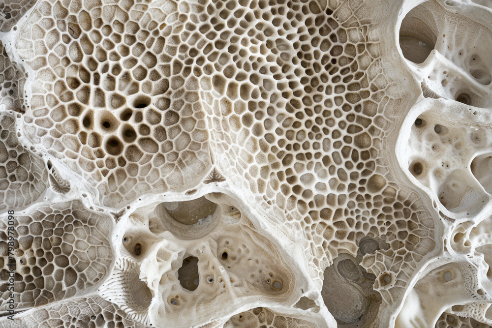 Textured surface of coral skeletons, showcasing intricate structures ...