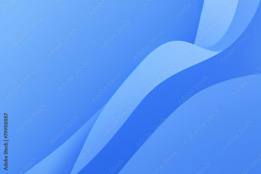 Fondo azul abstracto, diseño de curva azul de forma suave por color ...
