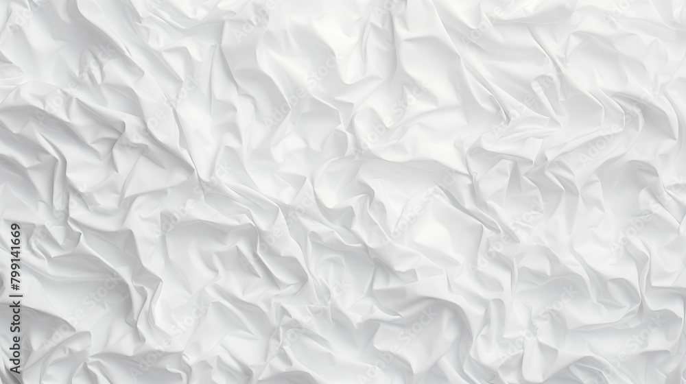 Smooth White Crumpled Paper Texture High-Resolution Image Stock ...