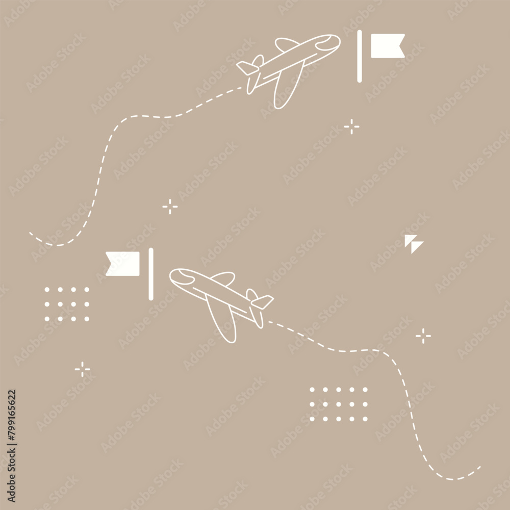 Airplane icon takeoff logo black pictogram set vector or plane take off ...