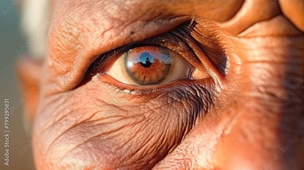 A close-up of wisdom and grace, these eyes remind us of the ...