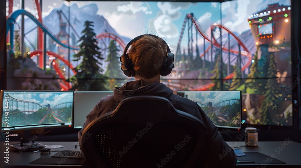 Immersive Theme Park Design Creating Thrilling Rides with Digital Twins ...