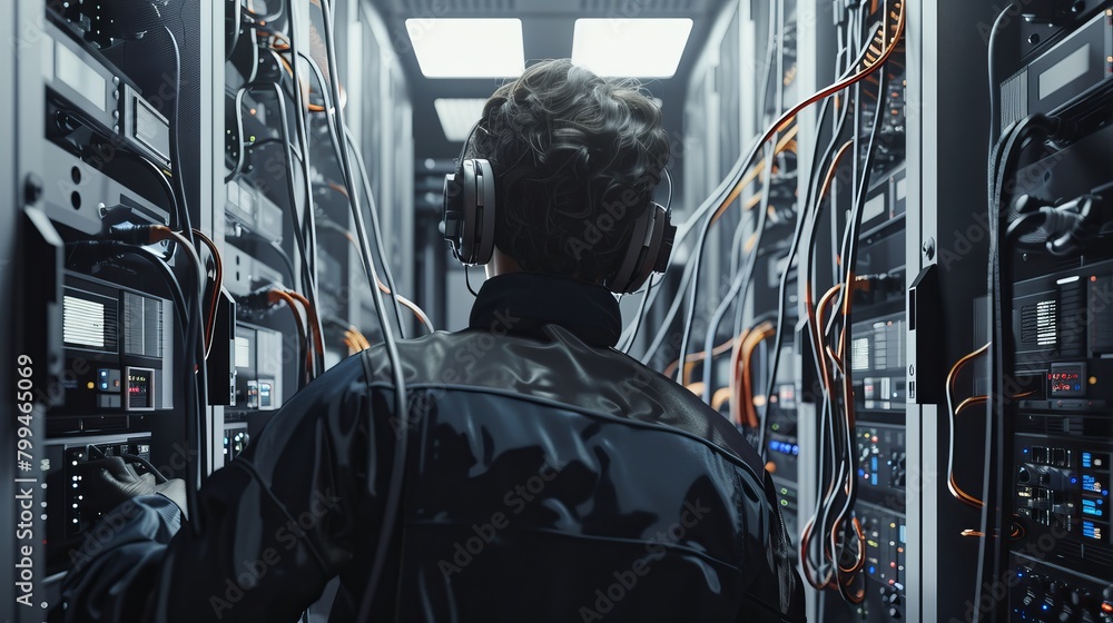 Tech Genius Mastering the Art of Server Configuration Unrecognizable ...