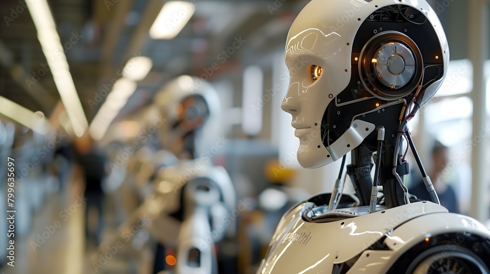 The Future is Here: Impressive Robot at Tech Exhibit, Robot on Display ...