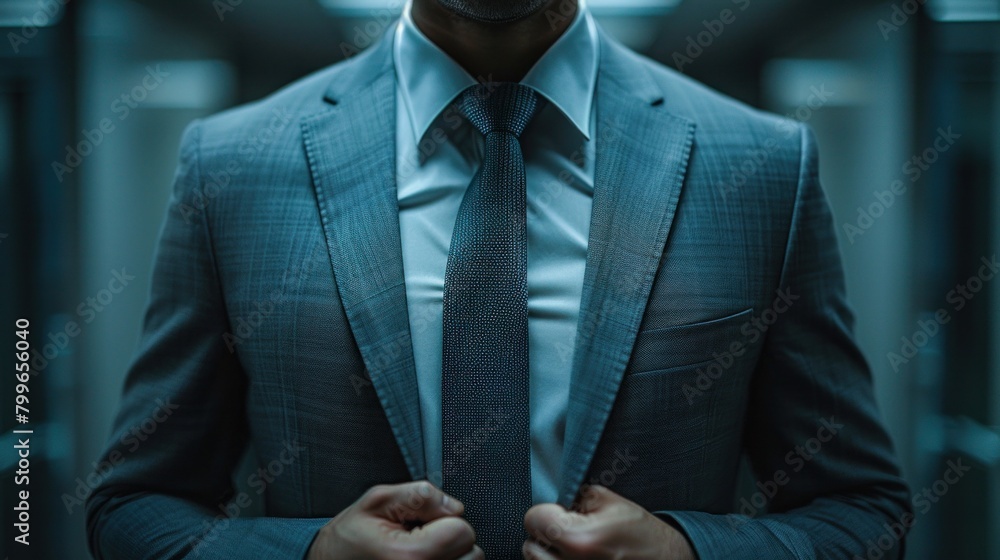 As you wear the mockup suit, you enact the role of competence, though ...