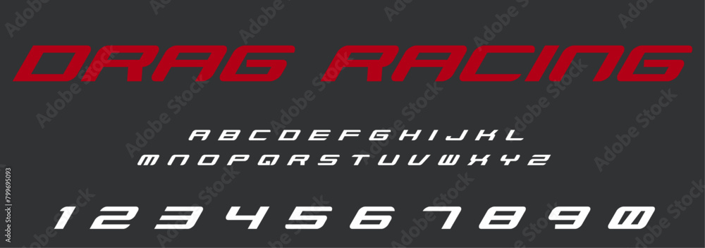 Drag Racing lettering vector graphic apparel clothing prints eps svg ...