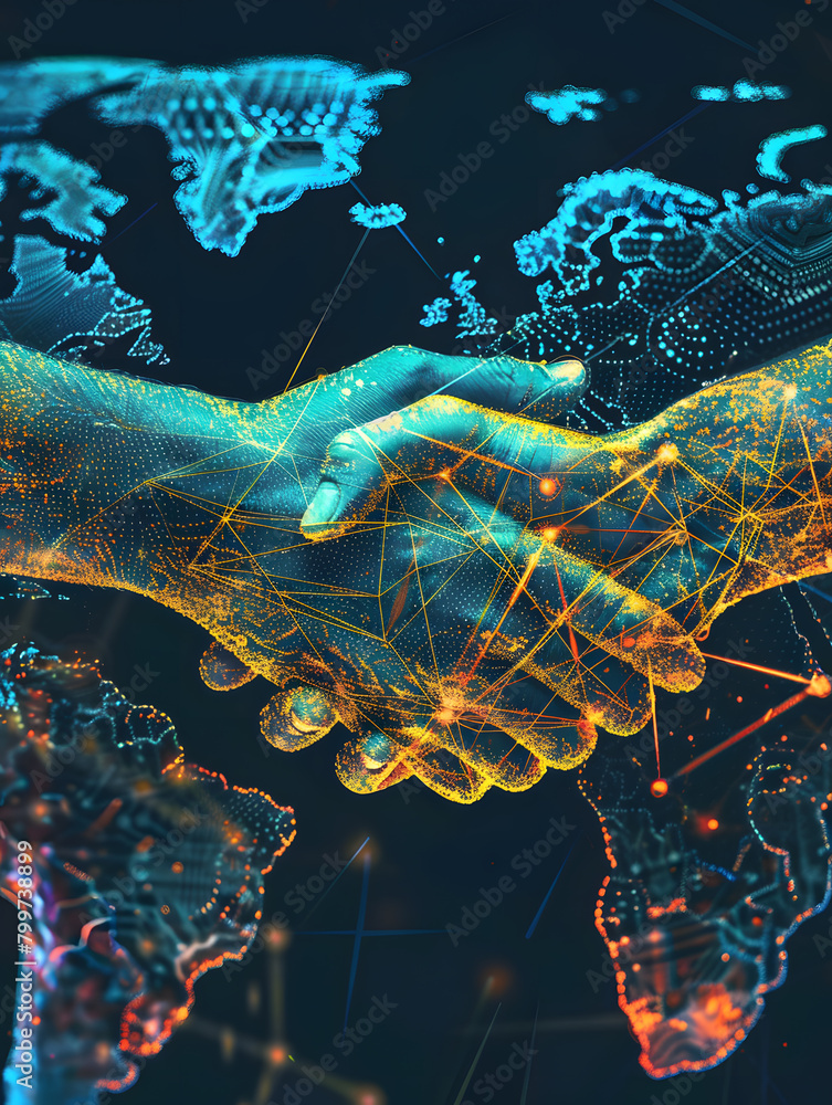 Digital forum bustling with activity, where minds from diverse ...