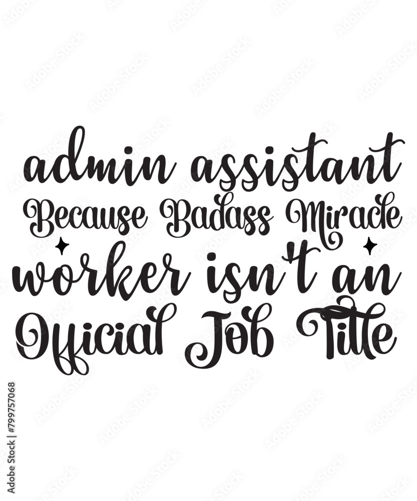 Administrative Professionals Bundle Svg, Administrative Assistant Svg ...