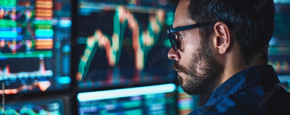 Financial analysts utilize complex algorithms on supercomputers to ...