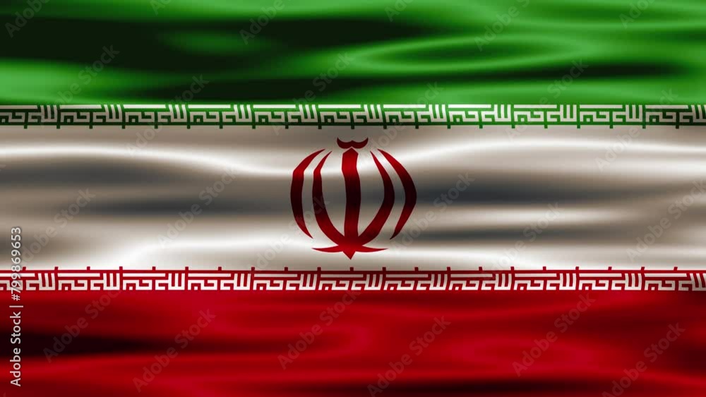 Iran waving flag. Iran flag waving. waving animation. Sign of Iran ...