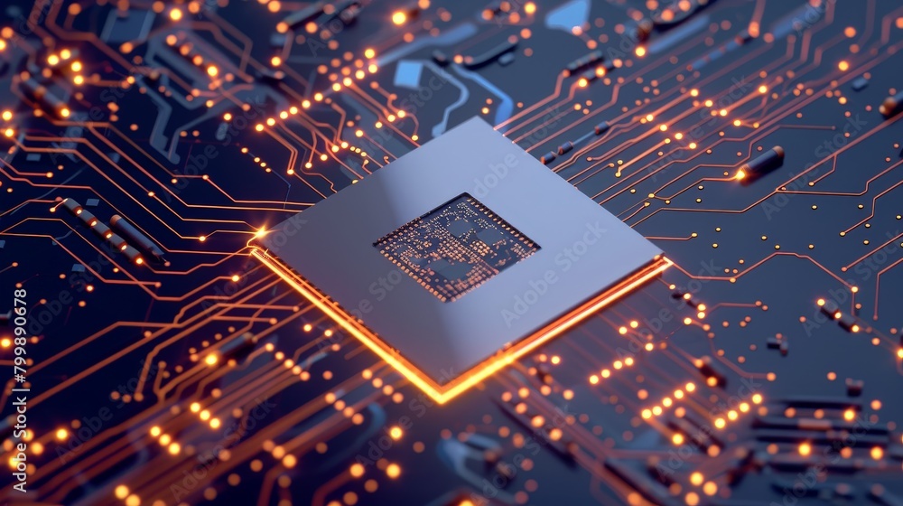 Intertwining complexity and elegance, the CPU microchip for AI and data ...