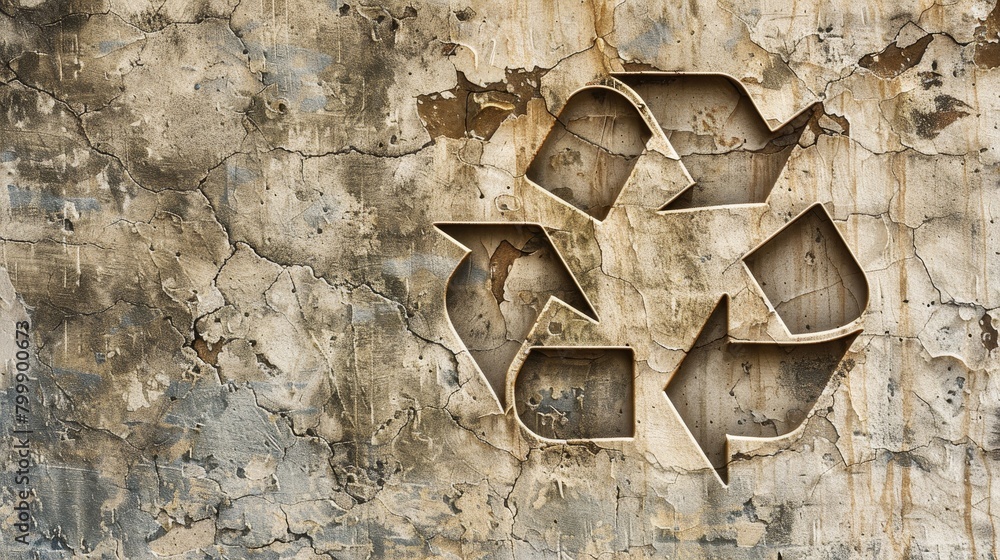 Historical Architecture Detail, Recycling Symbol ,Ideal for Cultural ...