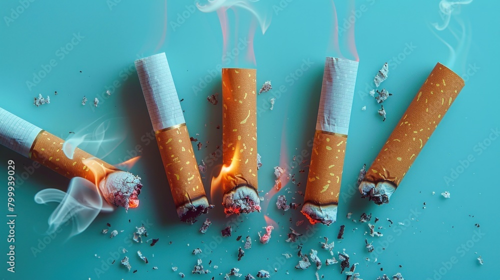 A mockup of a social media post featuring statistics about the harmful ...