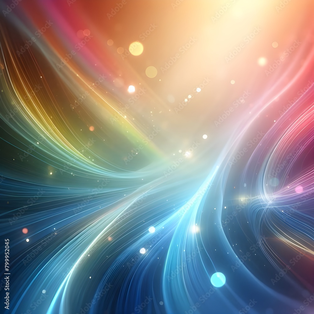 Soft rainbow background with highlights overlay Stock Illustration ...