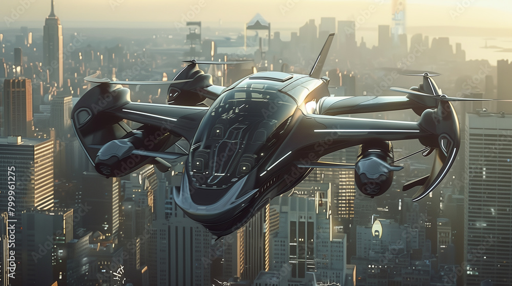 a vertical takeoff and landing (VTOL) aircraft capable of commuting ...