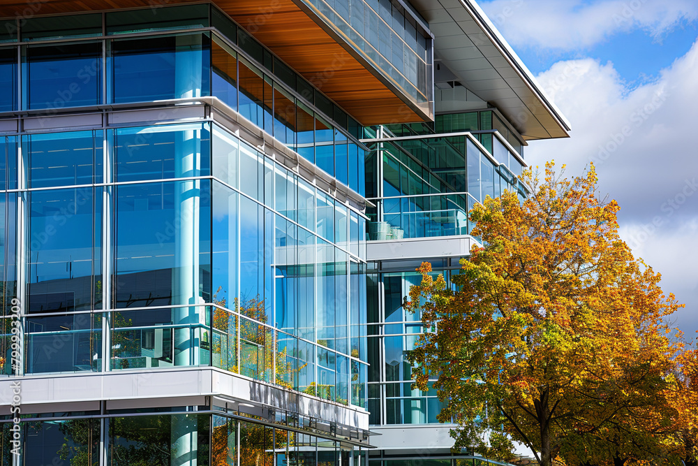 Exterior photograph of a library structure, symbolizing its importance ...