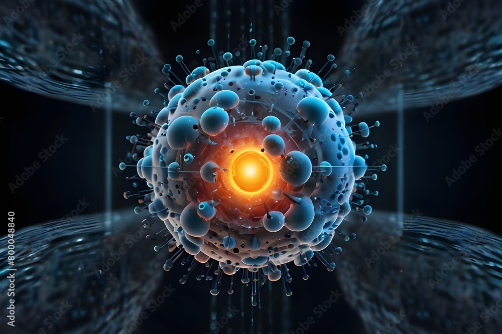 abstract futuristic cloud storage, deep learning data ai technology ...