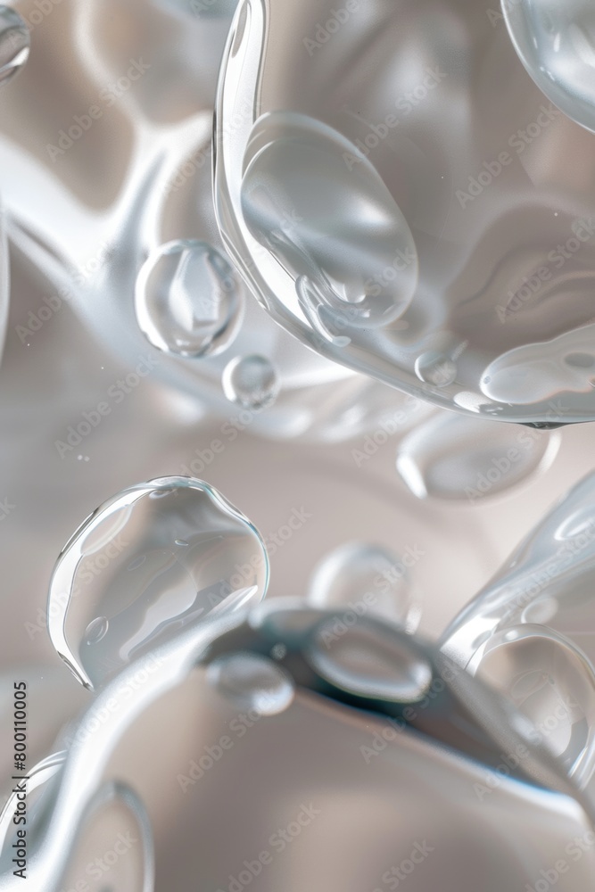 abstract glass crystal morph fluid wave form bright and shiny texture ...