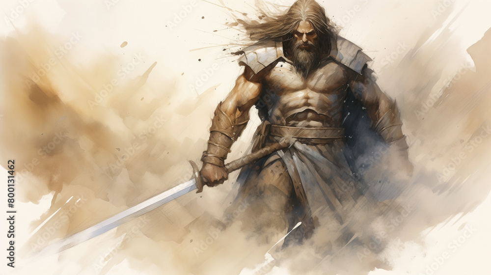 The story of David and Goliath from the Bible illustrates the triumph ...