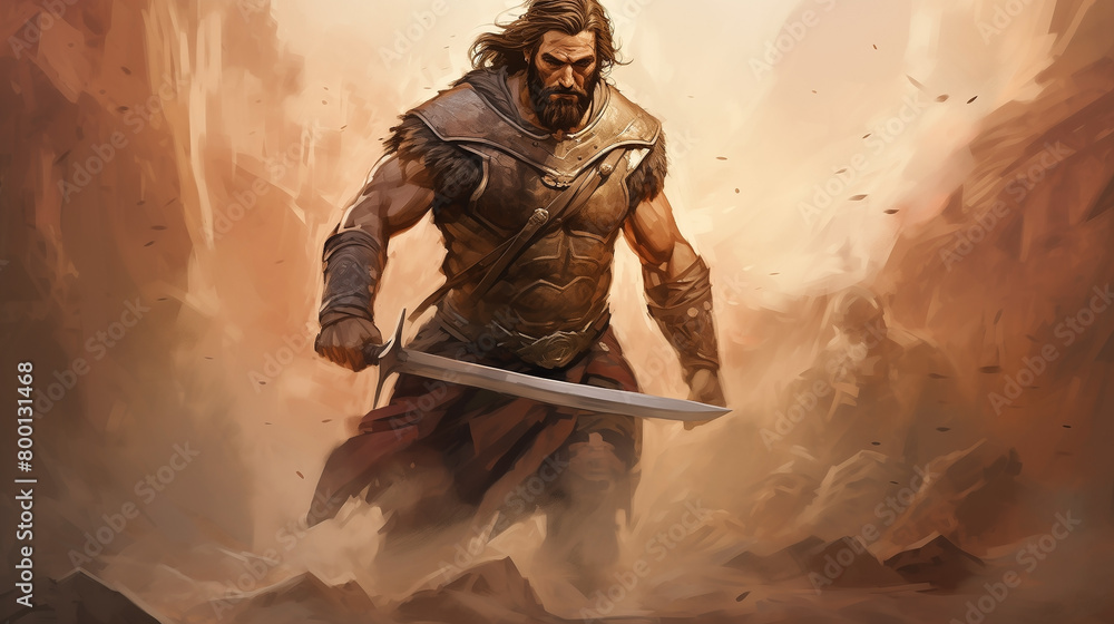 The story of David and Goliath from the Bible illustrates the triumph ...