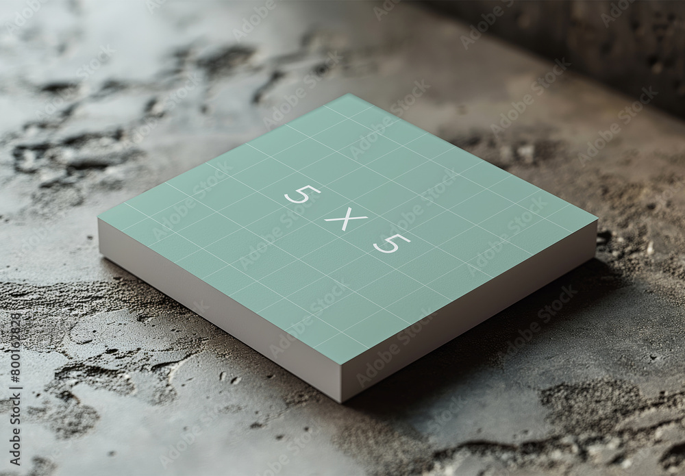 Square Card Mockup, Generative ai Stock Template | Adobe Stock