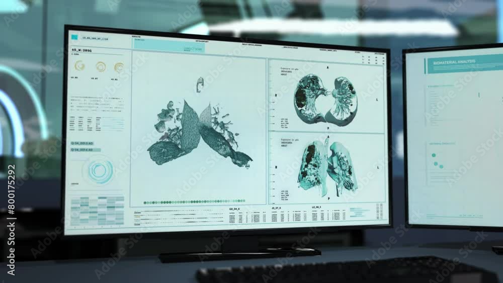 Organ Scanner X-ray Projection Interface For Modern Medical Examination ...