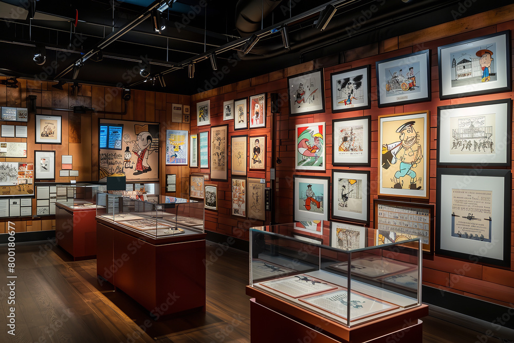 A museum exhibition celebrates the history of cartoons - showcasing ...