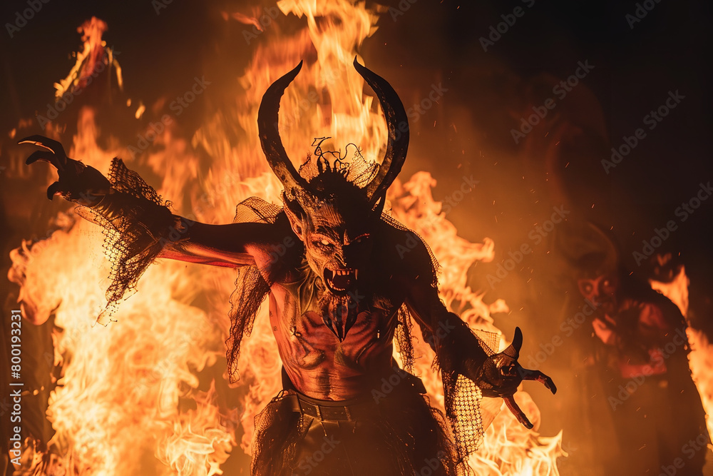 A theatrical performance vividly brings to life demons and lost souls ...