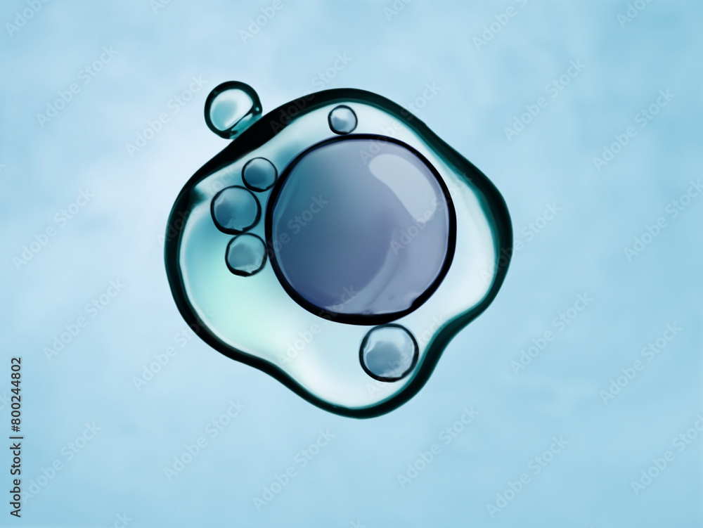 Cells division process, Cell divides into two cells Stock Photo | Adobe ...