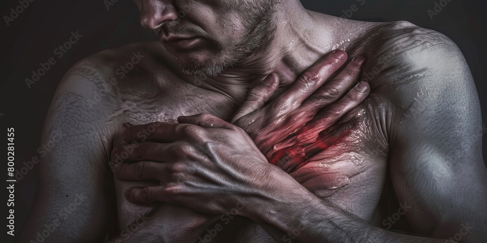 Broken Rib: The Sharp Chest Discomfort - A person clutching their chest ...