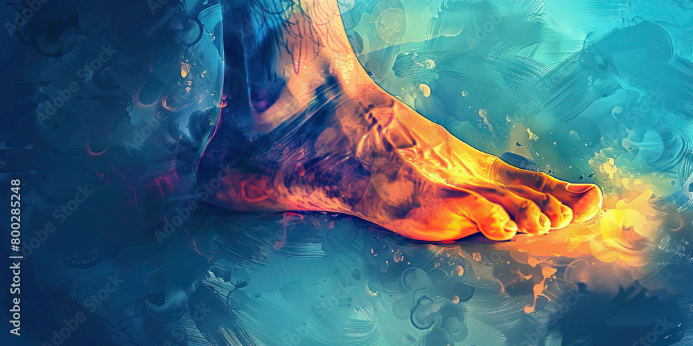 Metatarsal Fracture: The Foot Pain and Swelling - A person holding ...