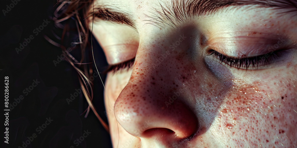 Broken Nose: The Facial Swelling and Nasal Obstruction - A person with ...