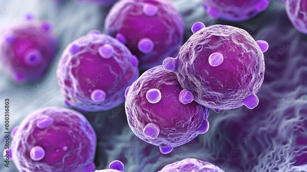 Detailed Microscopic of Antibiotic Resistant Staphylococcus Aureus ...