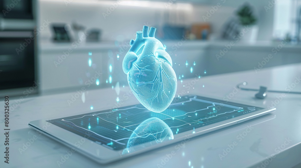 AI-Powered Heart Monitor. Smart Monitoring for Your Health Future with ...