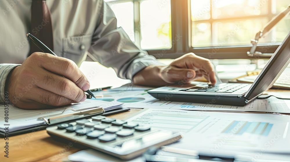 Child take notes with digital AI brain hologram, digital hologram with ...